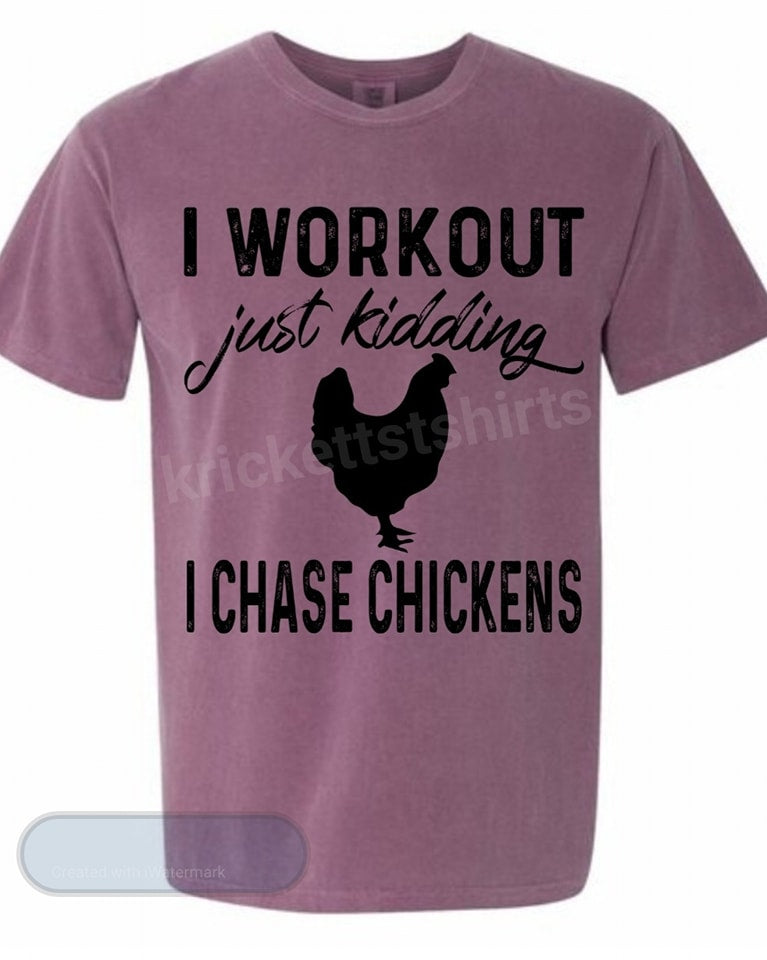 Chasing Chickens – Kricketts' T-shirts